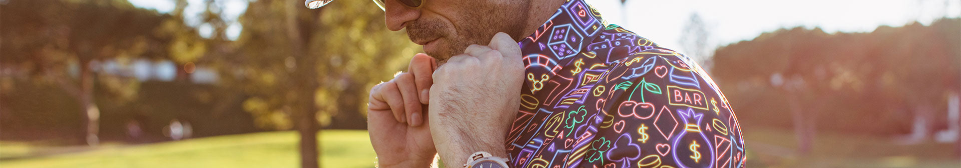 Purple Men's and Women's Golf Shirts | Sunday Swagger Golf Polos