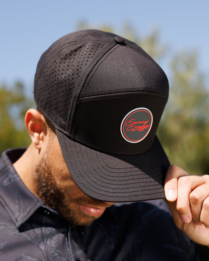 Swagger Flat Bill Hat- Black – Sunday Swagger