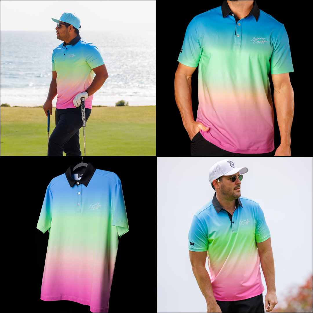 Aura | Sunday Swagger Golf Polo