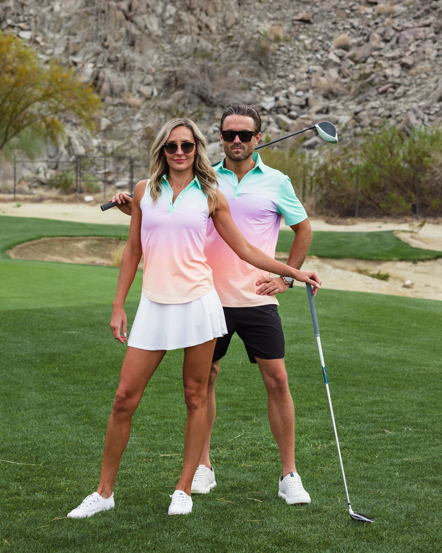Sunset Women's Golf Polo | Sunday Swagger