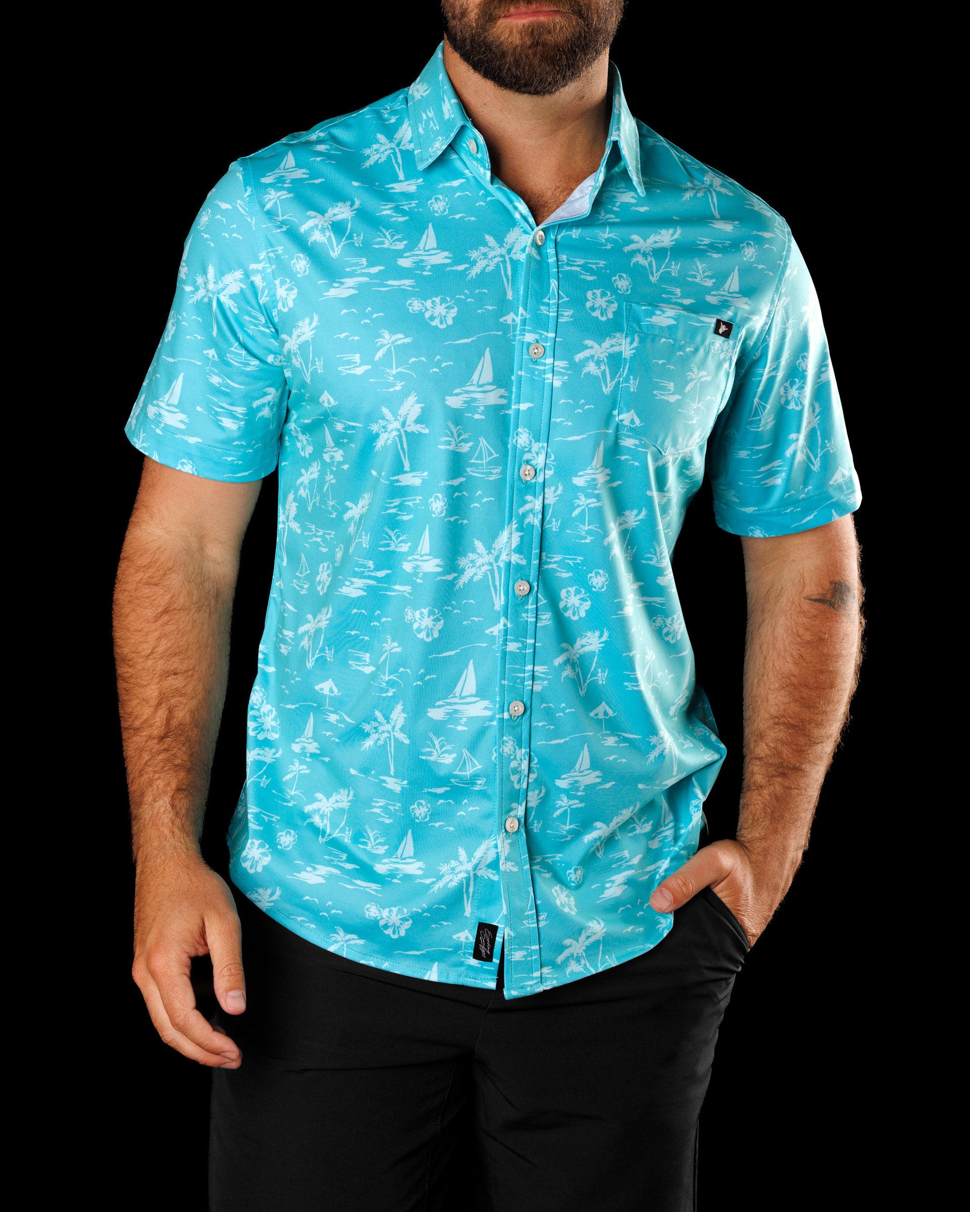 Sail Away Men's Button-up | Sunday Swagger
