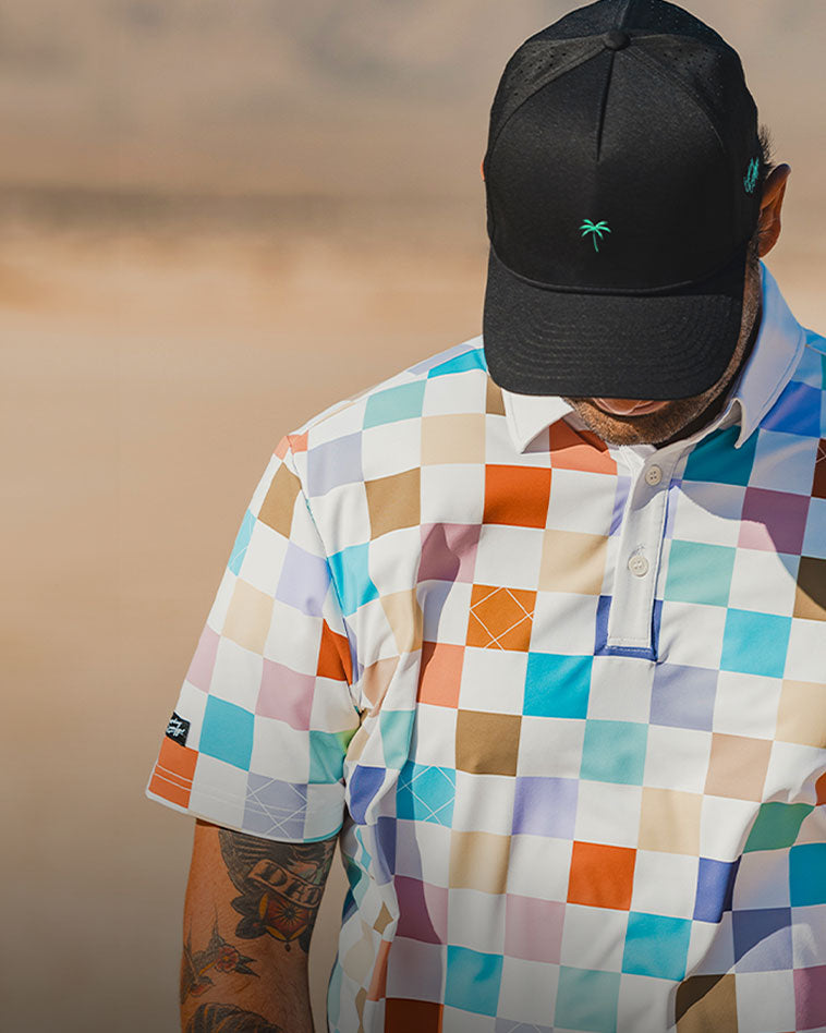 Fun Performance Golf Polos and Hats | Sunday Swagger