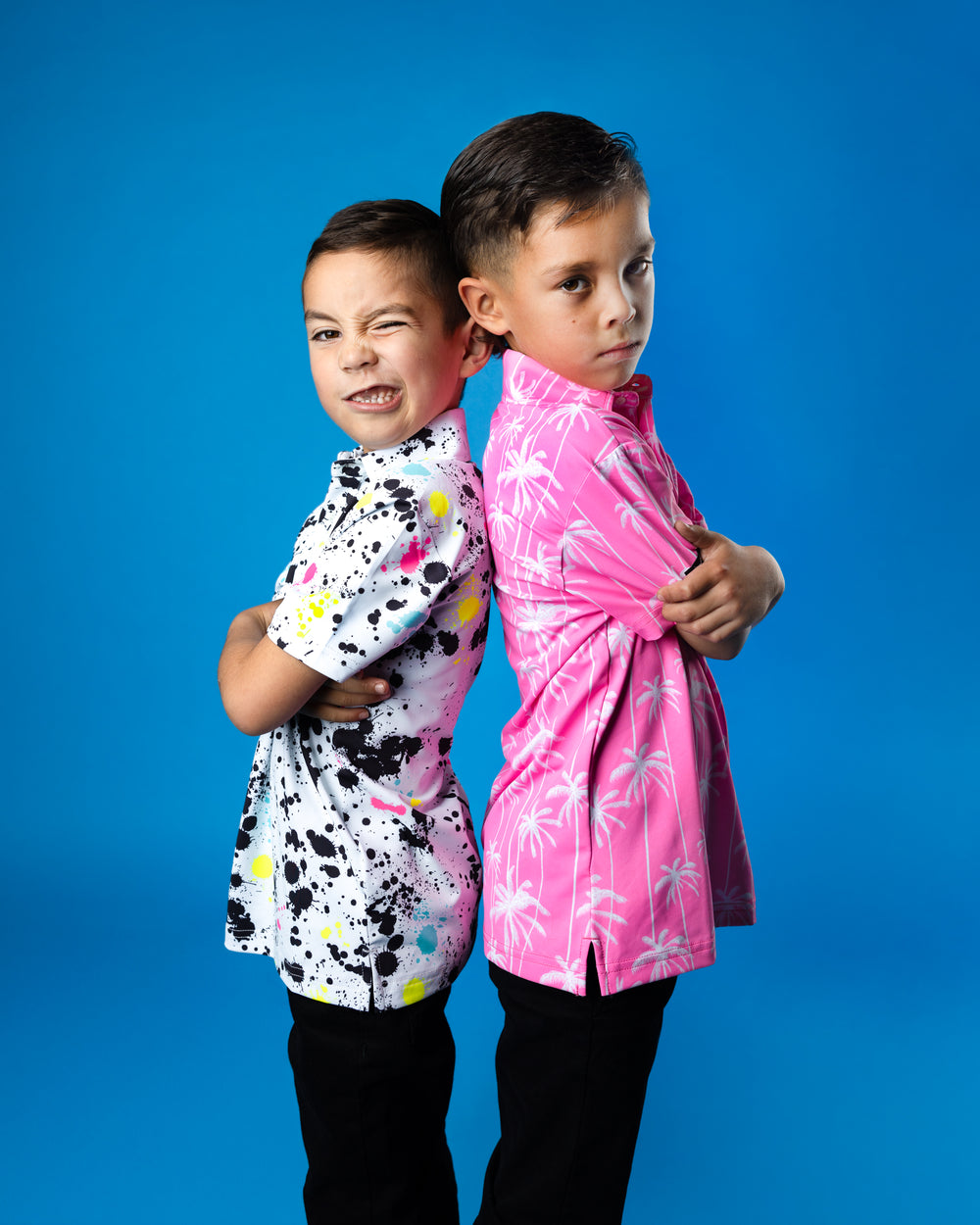 Father and Son Matching Golf Polos – Sunday Swagger