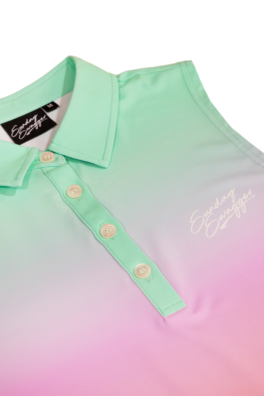 Sunset Women's Golf Polo | Sunday Swagger