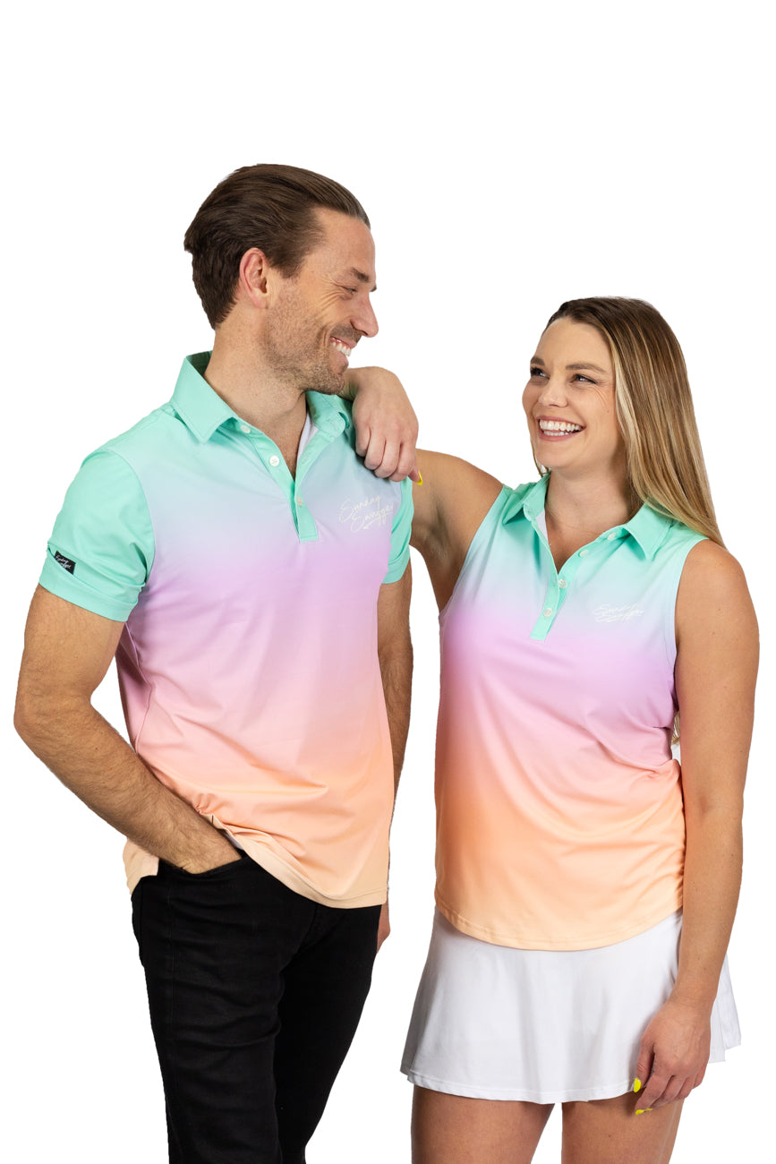 Sunset Women's Golf Polo | Sunday Swagger