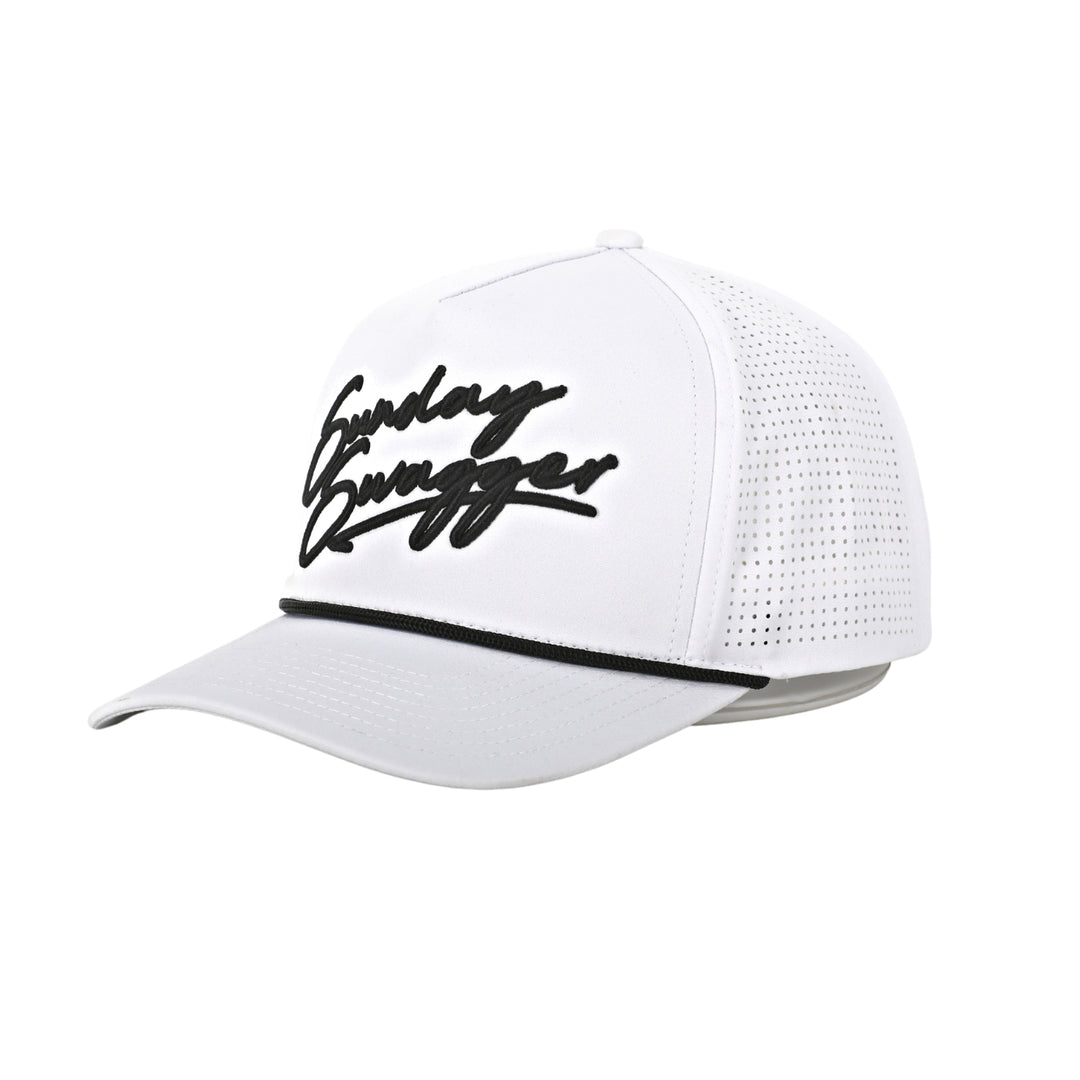 Swagger Snapback Hat - White – Sunday Swagger