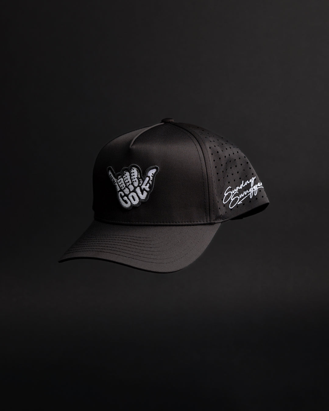 Golf Shaka Hat - Black – Sunday Swagger